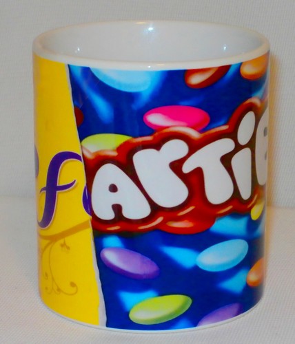 Funny Farties Chocolate Bar Wrapper Mug Can Personalise Rude Sweets ...