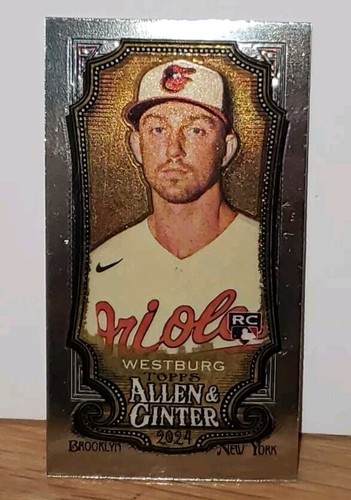 2024 Topps Allen & Ginter JORDAN WESTBURG Chrome Mini RC Orioles | eBay