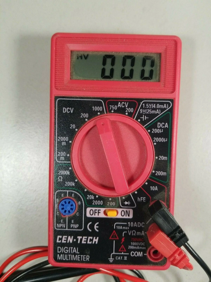 Cen-Tech Function Digital Multimeter Review 2021, 51% OFF