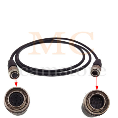 Hirose 10Pin Male to 10Pin Female Cable for Panasonic RCP OCP ROP ...