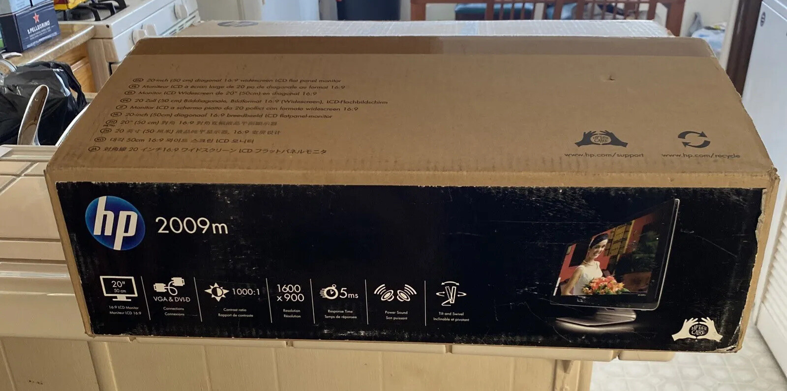 HP 2009M Widescreen 20" LCD Monitor VGA DVI Fv583a for sale online | eBay