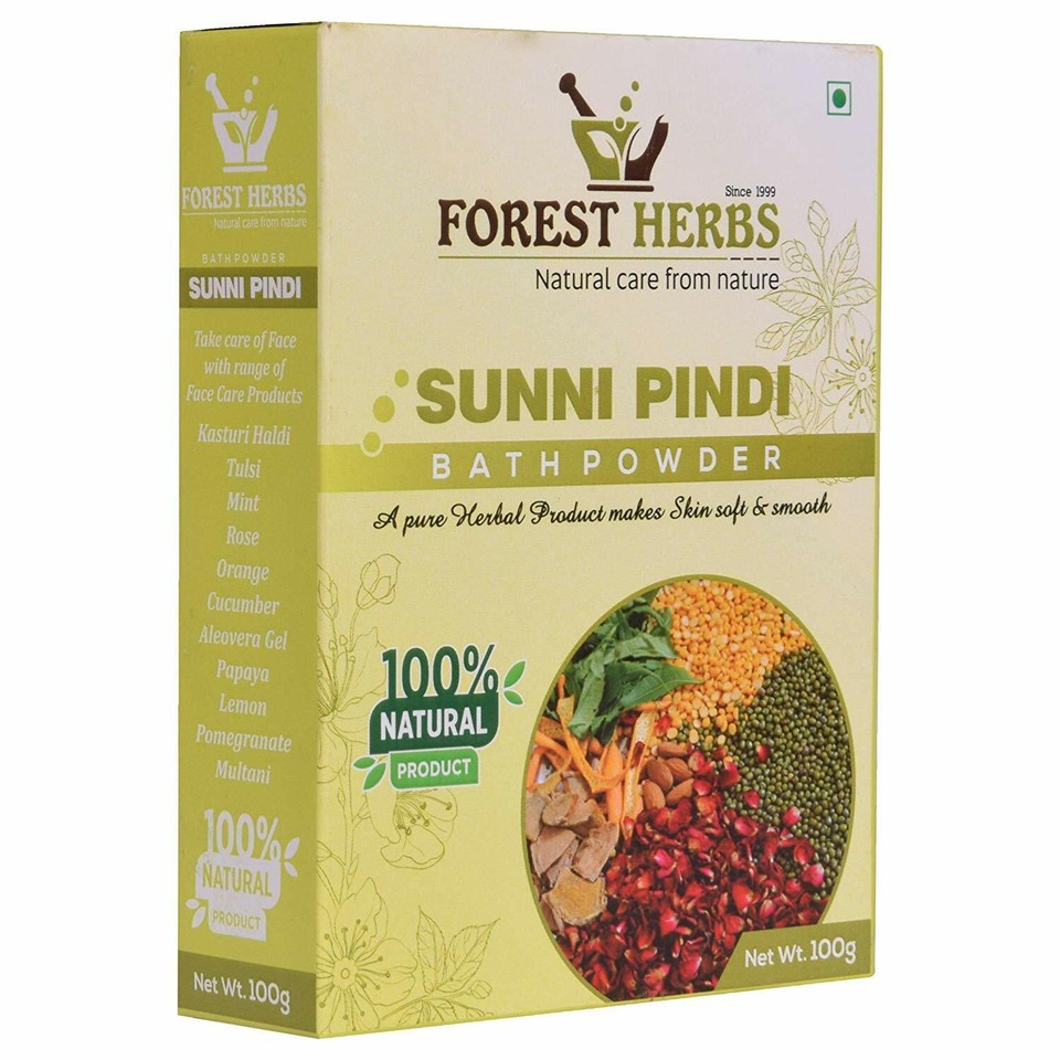 Forest Herbs Sunnipindi Bath Powder Ubtan Pack - Ancient Ayurvedic ...