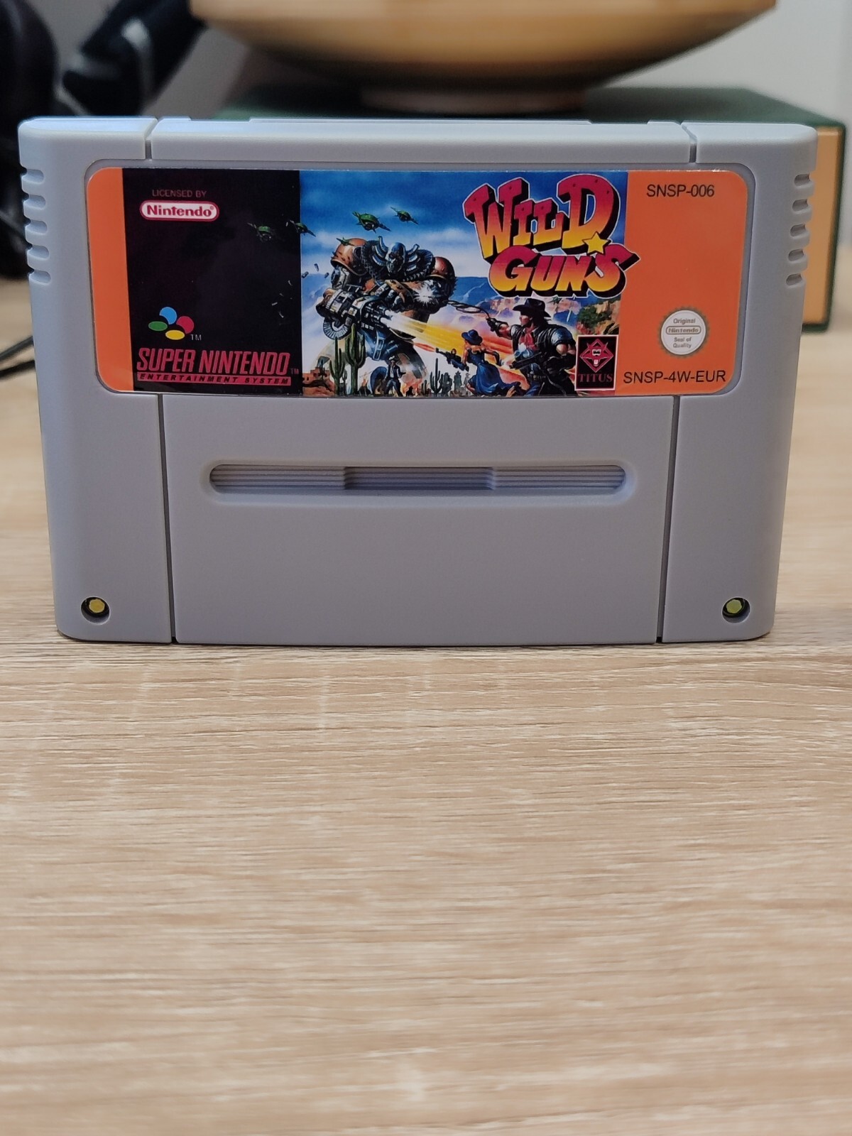 SNES WILD GUNS PAL EURO JUST THE CART GAME ONLY | eBay