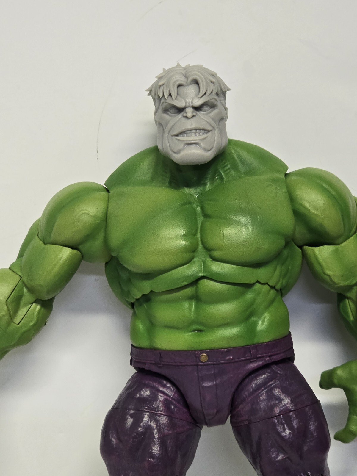 3d Print HULK XMEN 97 SMIRK Head MARVEL SELECT Immortal Hulk 1:12 ...