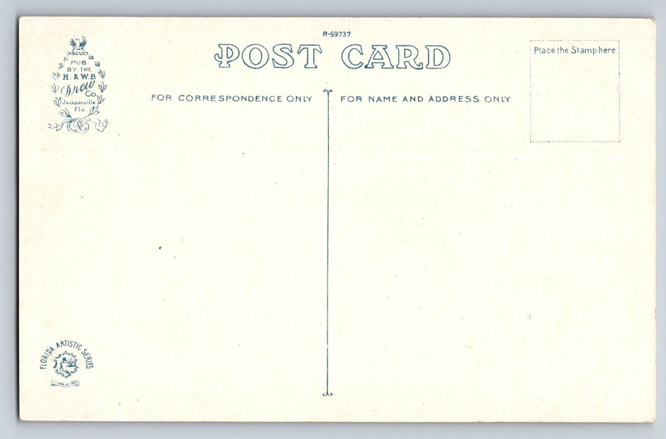 Postcard Surf At Pablo Beach Florida Unposted White Border Divided Back | eBay