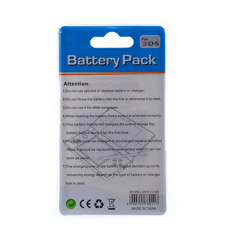 2pack New Battery Replacement for Nintendo 3DS 2DS CTR-003 001 2000mAh ...