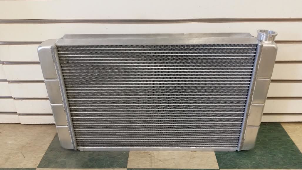 28" x 16" FORD DODGE MOPAR UNIVERSAL ALUMINUM HIGH PERFORMANCE RADIATOR ...