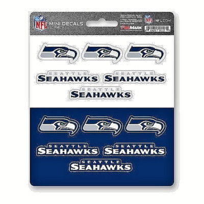 Seattle Seahawks NFL Vinyl Die-Cut Sticker Set / Decal Sheet *Free ...