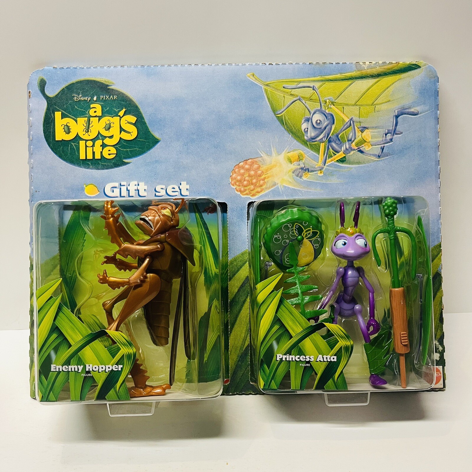 Vintage 1998 Disney Pixar A Bug’s Life Gift Set 2 Figures Pack Enemy ...