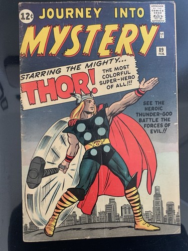 Journey into Mystery #89 (Marvel 1963) Iconic Thor Cover and Origin ...