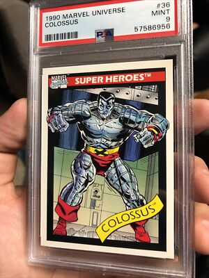 1990 Marvel Universe 36 Colossus PSA 9 Mint Condition Impel Free ...