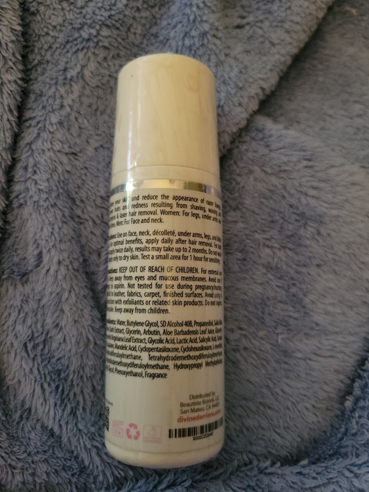 Divine Bump Stopper Razor Rash Relief and Ingrown Hair Treatment for ...