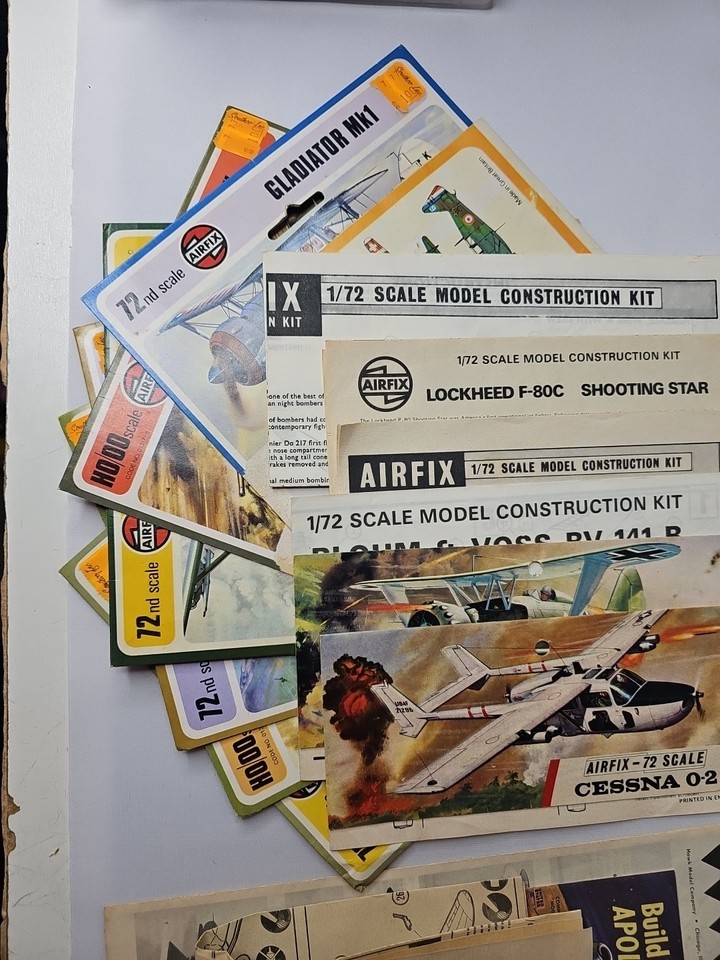 Vintage Model Airplane Kit Instructions Revell Monogram Aurora Airfix ...