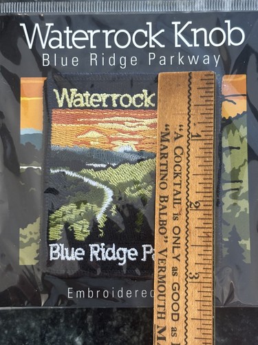 BLUE RIDGE PARKWAY Waterrock Knob PATCH IRON ON 3" RARE LOGO ...