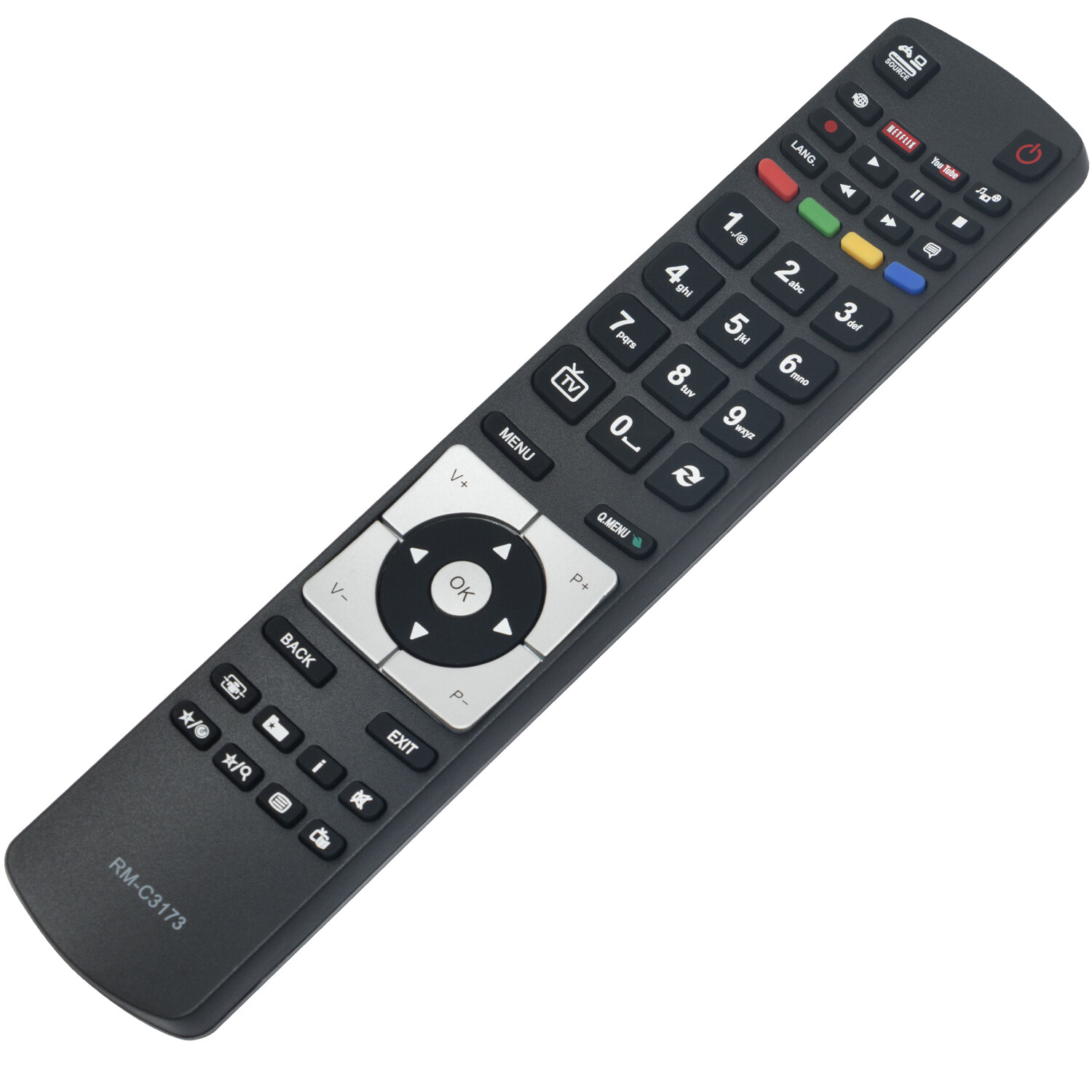 New RM-C3173 Remote Control Replacement for JVC TV LT-39C740 LT-50C740 ...