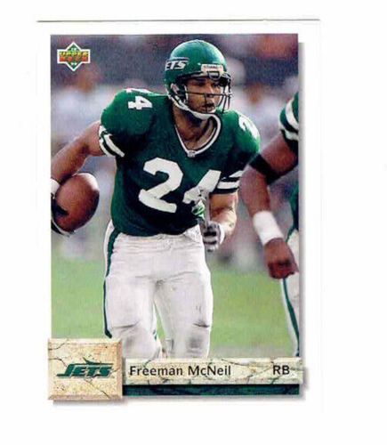 Freeman McNeil New York Jets #24 RB #285 Upper Deck 1992 Football Card ...