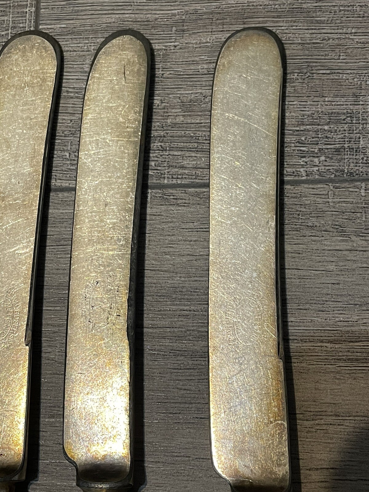 Vtg Lot of 5 WM Rogers Knife Knives Eagle Brand Silverware Wallingford ...