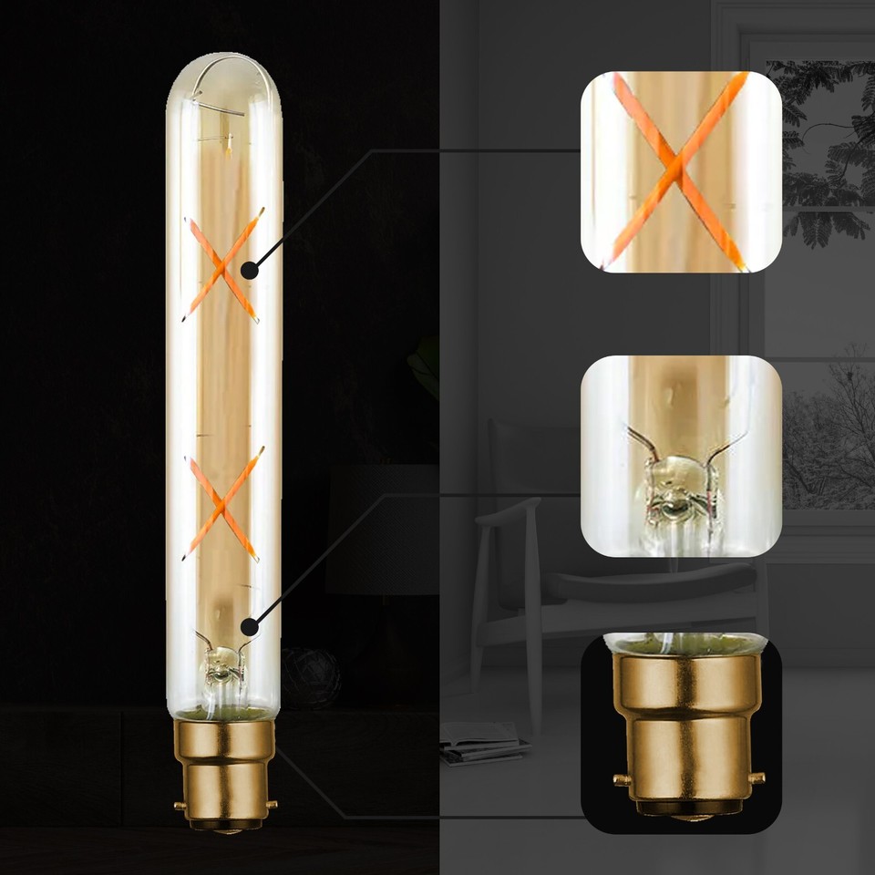 Antique Style Edison Vintage LED Light Bulbs A+Industrial Filament Lamp ...