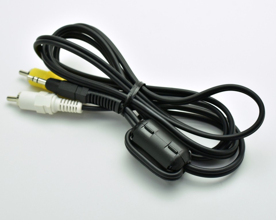 Genuine Nikon EG-D2 Audio Video Cable P/N 25280 5' D3 D80 D90 D300 ...
