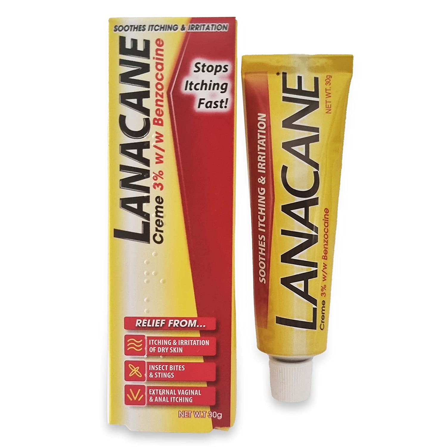 Lanacane Medicated Cream Tube - 30g (100694484) for sale online | eBay