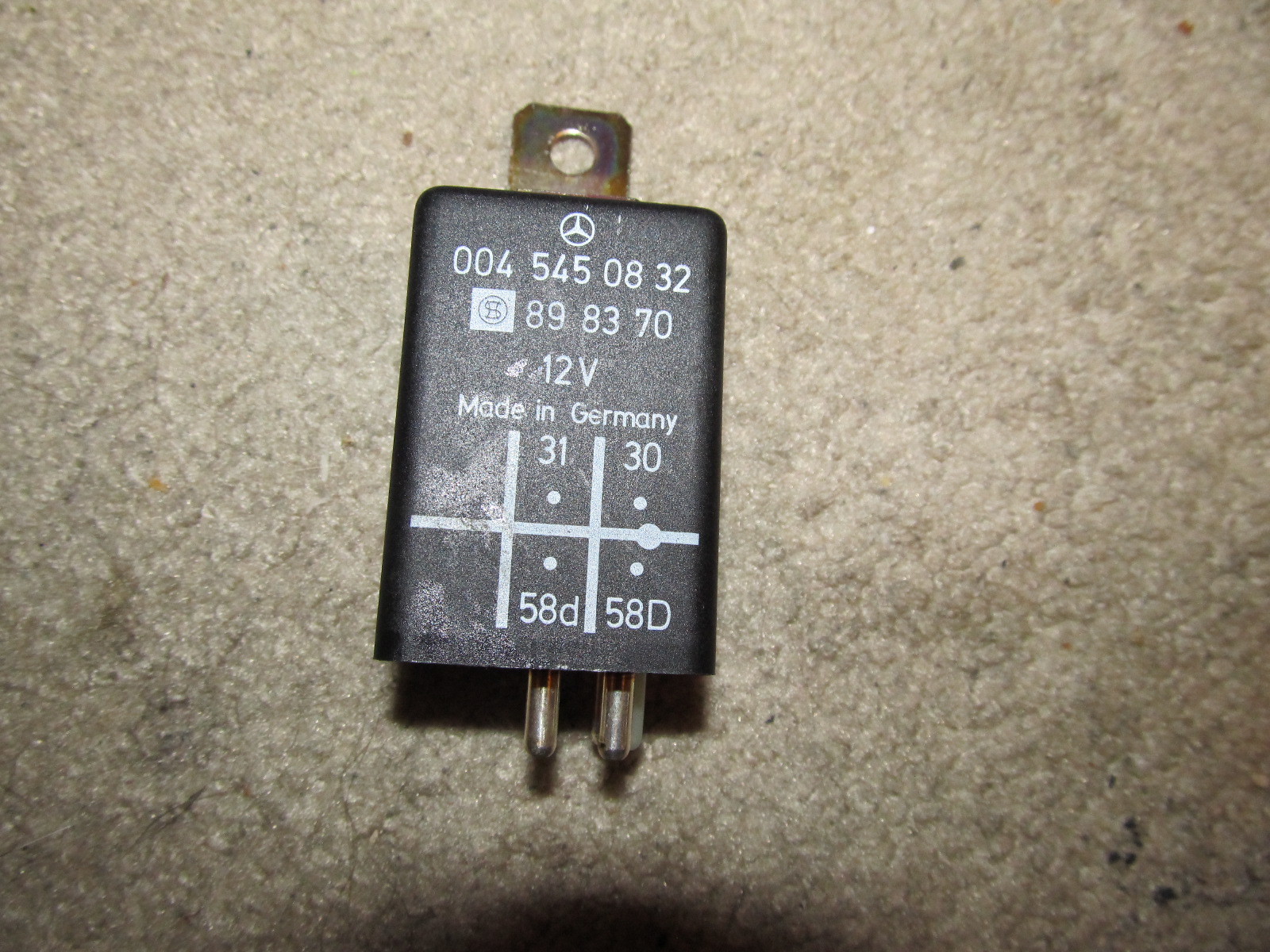 1995 95 E320 LIGHT CONTROL RELAY OEM 0045450832 004 545 08 32 | eBay