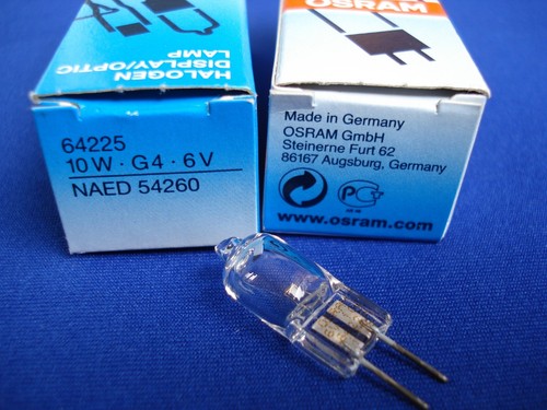 OSRAM 64225 microscope lamp G4 6V 10W Optic light Medical Instrument ...