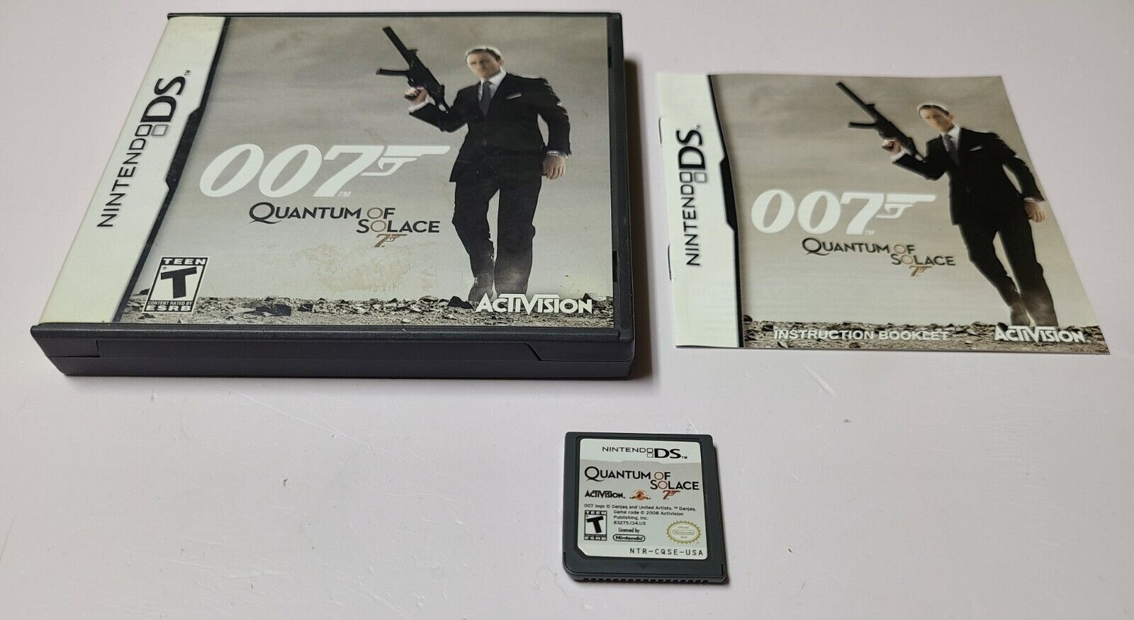 James Bond 007: Quantum of Solace - Nintendo DS DSL DSI 3DS 2DS ...