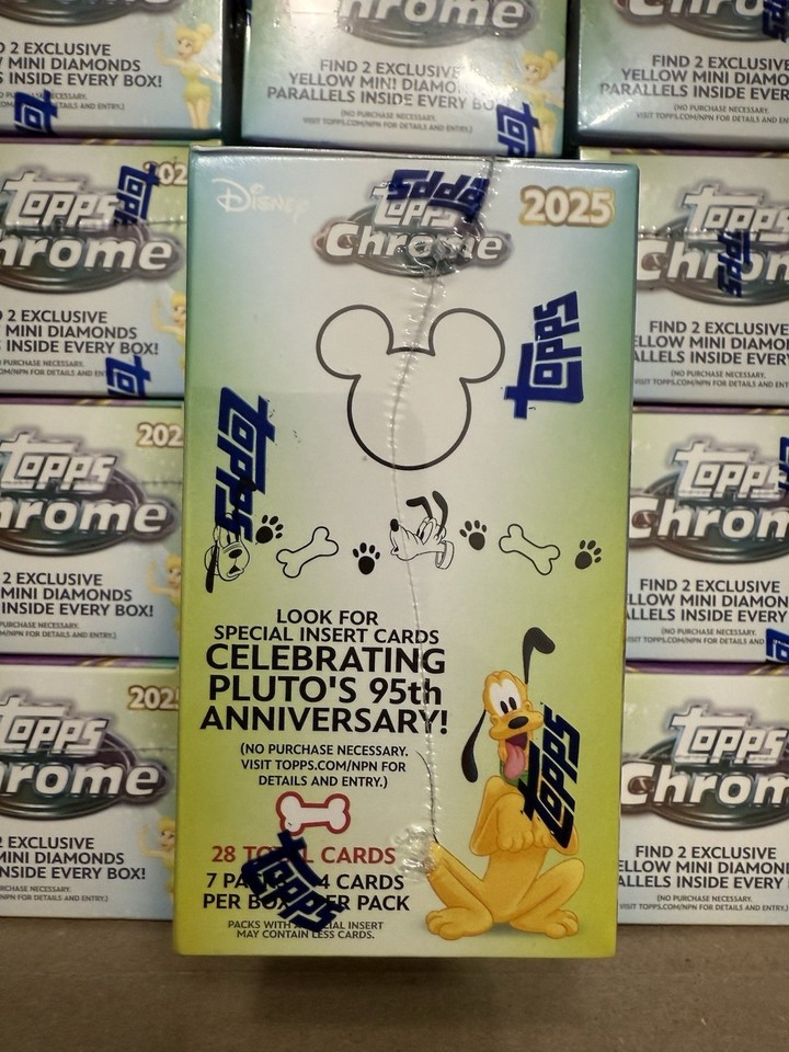 2025 Topps Chrome Disney - Factory Sealed - Value Blaster Box - IN HAND ...