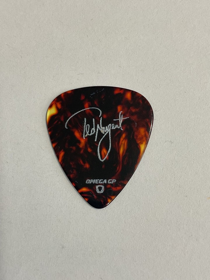 Ted Nugent Whack Em Stack Em And Pack Em Signature Guitar Pick (A) | eBay
