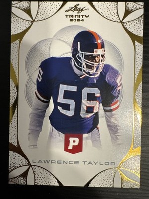 2024 Leaf Trinity Pristine Auction Lawrence Taylor #68 PROMO Gold Foil ...