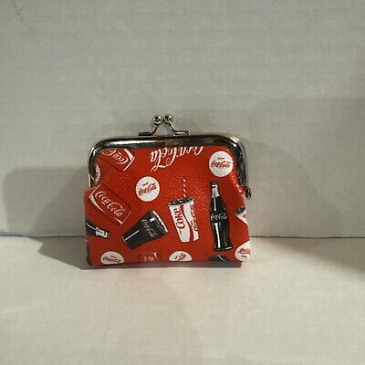 Coca-Cola Coin Purse Snap Closure 4" Wide by 3" High | eBay