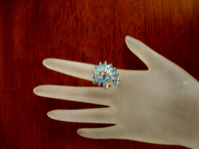 NEW Vintage Merlite 14K Dura-Klad Gold Electroplate Cocktail Ring SIZE ...