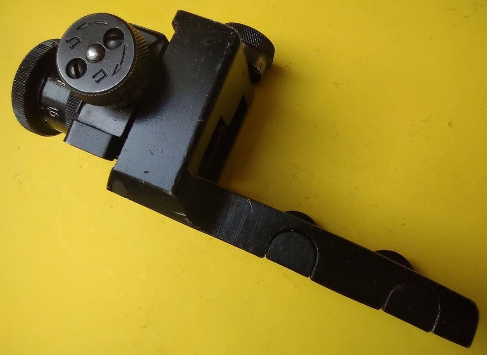 Rear diopter iris aperture receiver micrometer Peep URAL CM sight ...