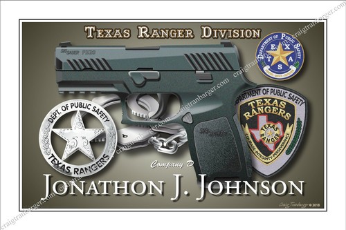 Police,Texas,Ranger,Highway,Patrol,trooper,State,Retirement,badge,gift ...