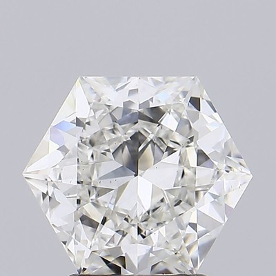 2 CT Hexagon Lab Grow Diamond For Engagement Ring - IGI Certified | eBay