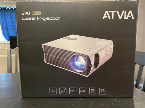 Atvia EVO-ONE 8K Projector and 72 inch screen | eBay