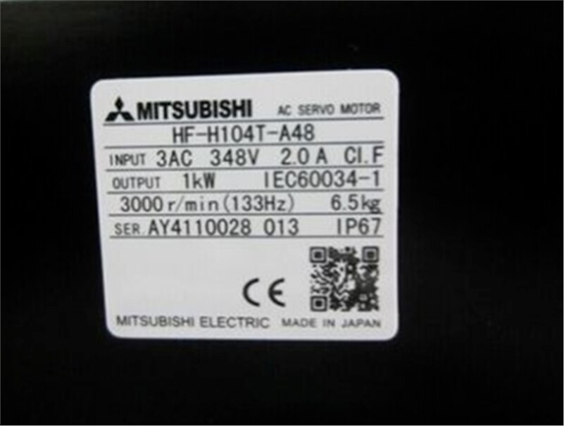 1Pc Mitsubishi Servo Motor HF-H104T-A48 New wo | eBay