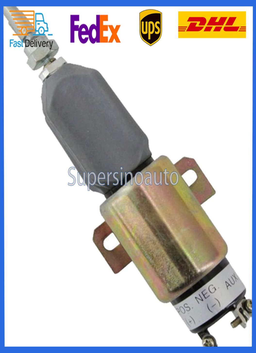 24V Fuel Stop Solenoid SA-4148-T ME441329 1751-24E7U1B1A for Cummins ...