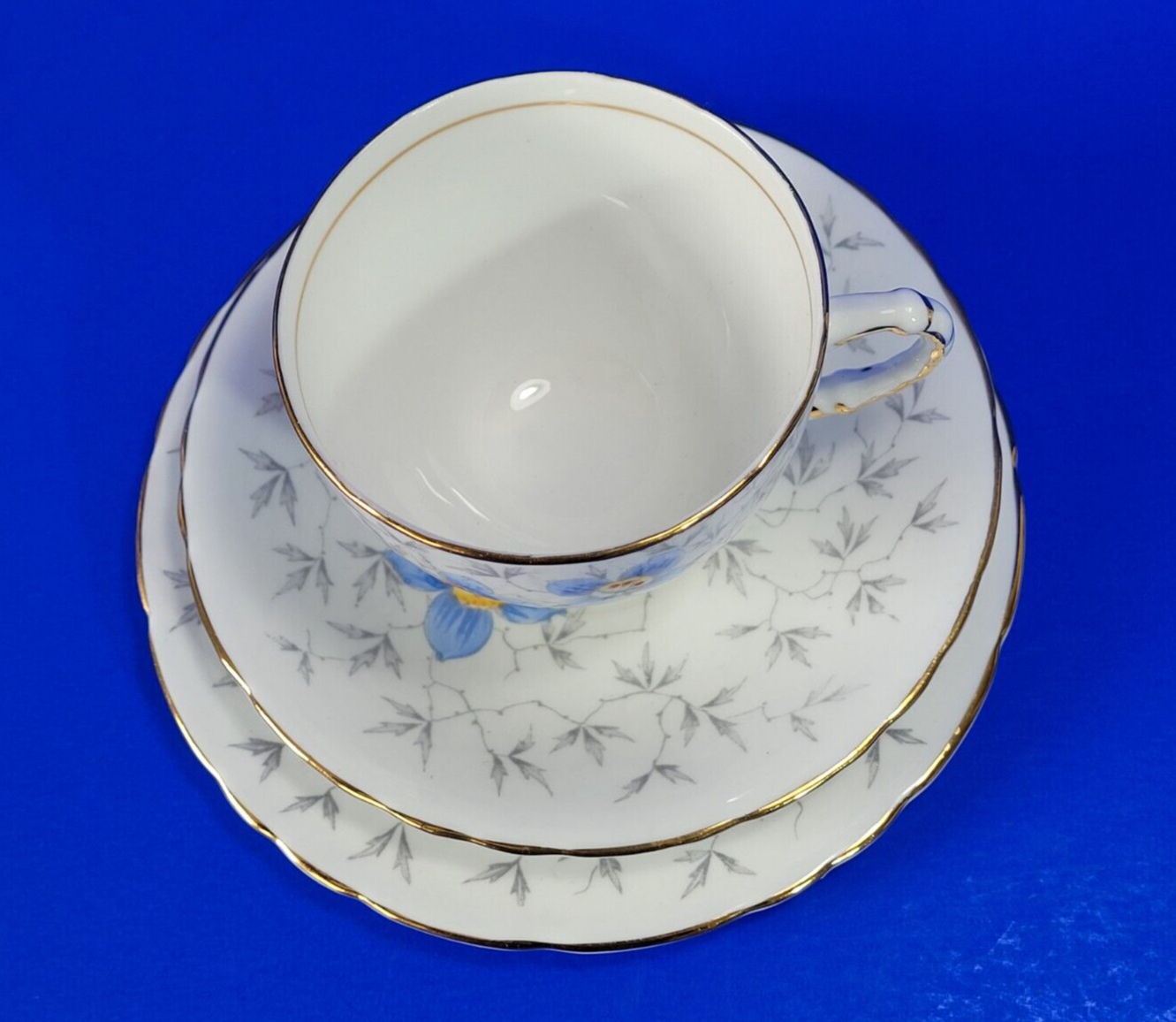 Sutherland H M Bone China Tea Set. Blue Flowers. 21 Piece | eBay UK