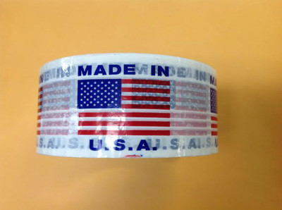 MADE IN USA AMERICAN Lettering printed secure box Carton Sealing 2 ...