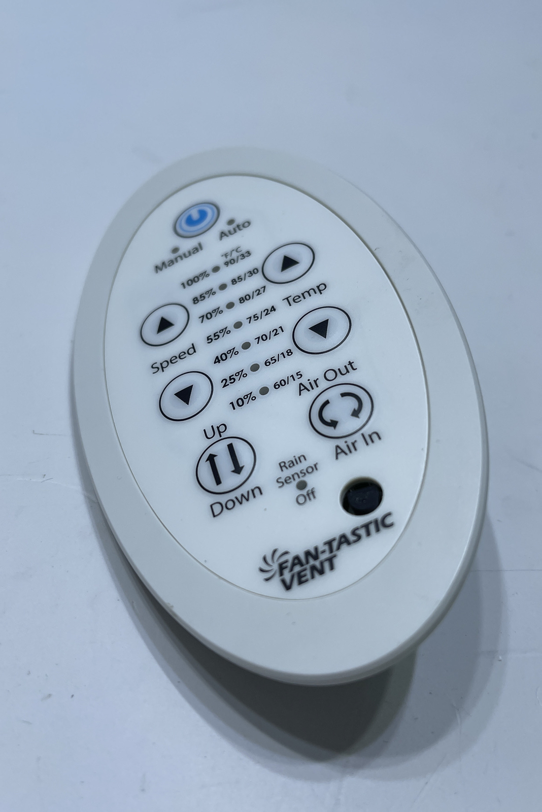 Dometic FAN-TASTIC VENT 9069-81 White Wall Control For Roof Vent | eBay