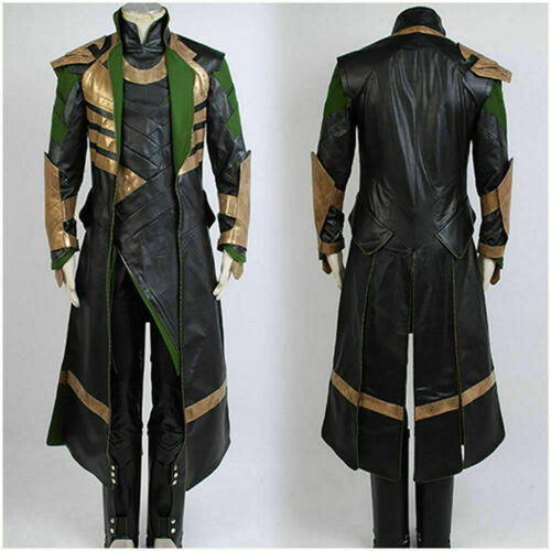 Thor The Avengers Loki Halloween Uniform Suit Outfit cosplay Costume ...