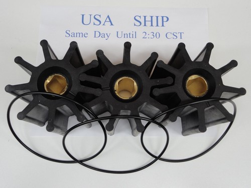 3 each Impeller kit Jabsco 18786-0001-W Detroit Diesel 23502086 Fits ...