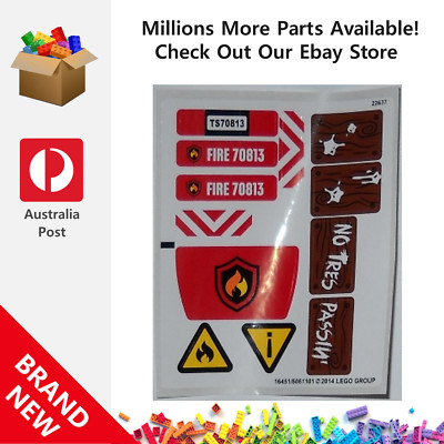 Genuine LEGO™ Sticker Sheet for Set 70813 70813 6061101 New | eBay