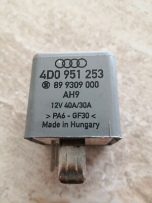 Audi A4 S4 A6 S6 A8/Fuel pump Relay/4D0951253/899309000 | eBay