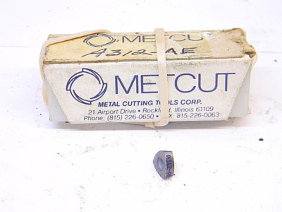 NEW SURPLUS 4PCS. METCUT A312-AE GRADE: K313 CARBIDE INSERTS | eBay