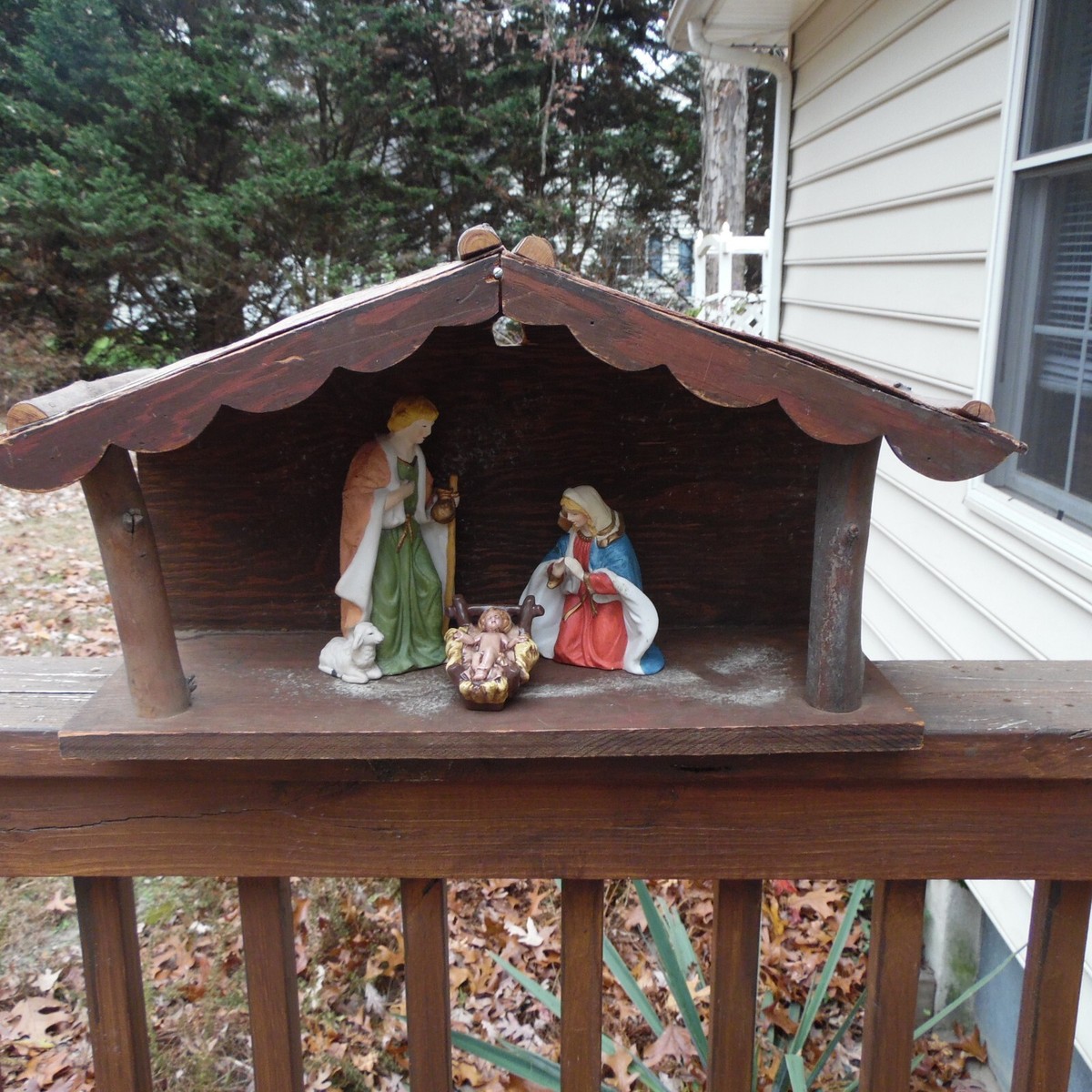 Outdoor Nativity Stable Building A Nativity Manger Stable Christmas