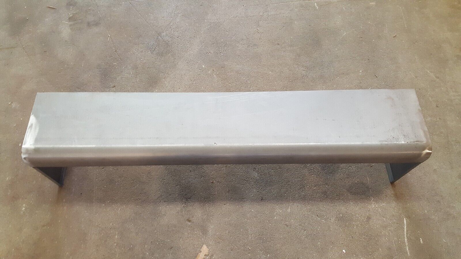 1951-1956 Ford F-100 F100 Pickup Rear Bumper Smooth Roll Pan ...