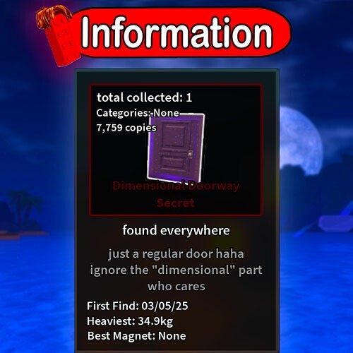 *Secret Item* Dimensional Door! || Roblox Dig It | eBay