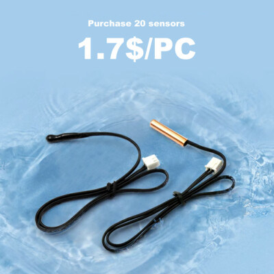 TC 25K Rubber Head Air Conditioning Temperature Sensor High-Precision ...